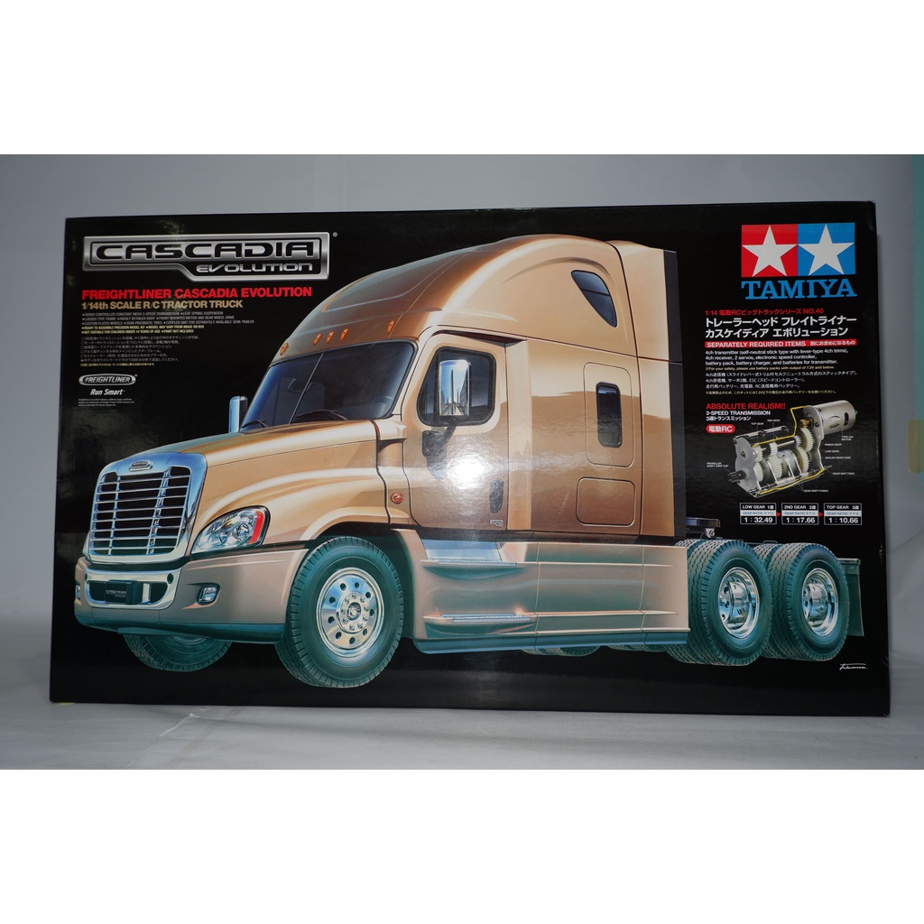 TAMIYA 56340 TRACTOR TRUCK FREIGHTLINER CASCADIA EVOLUTION EP Scale 1/ ...