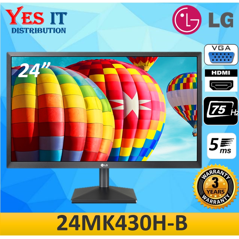 LG 24MK430H-B 23.8" Class Full HD IPS LED Monitor | Shopee Malaysia