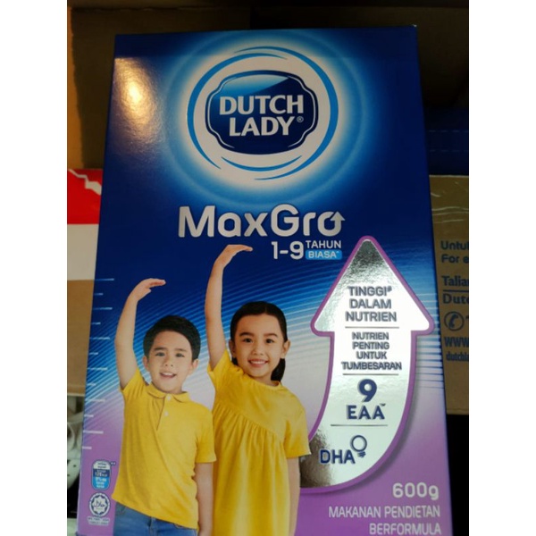 Dutch Lady MaxGro 1-9 years 600g | Shopee Malaysia