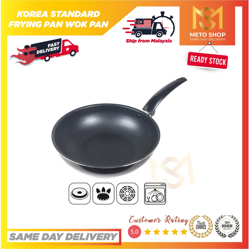 🔥🔥READY STOCK VIRAL🔥🔥Korea Standard Quality 26cm Stone Coating Frying ...