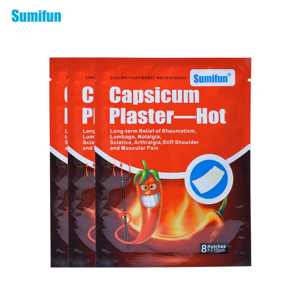 Joom Wish Sumifun Red Chilli Plaster 1 Pack/8 Tablets | Shopee Malaysia