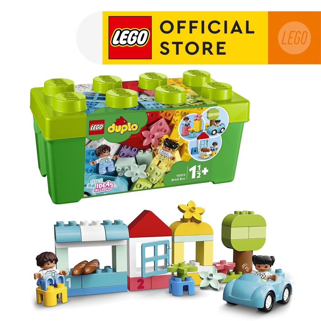LEGO DUPLO Classic 10913 Brick Box Building Toy (65 Pieces) | Shopee ...