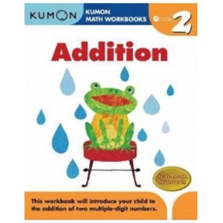KUMON MATHS WORKBOOKS ADDITION GRADE 2 | Shopee Malaysia