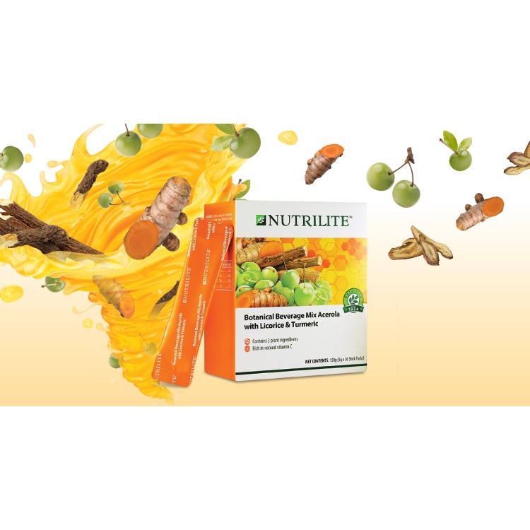 Amway Nutrilite Botanical Beverage Mix Acerola With Licorice And ...
