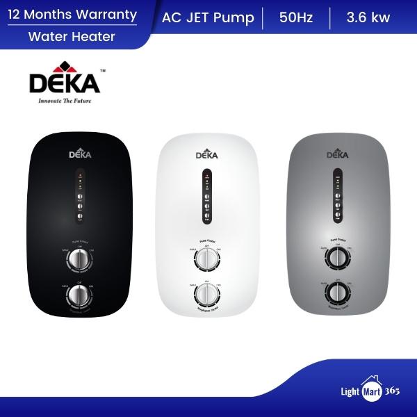 Deka V10 3.6kW Electric Instant Water Heater Turbo Jet AC Pump IP25 ...