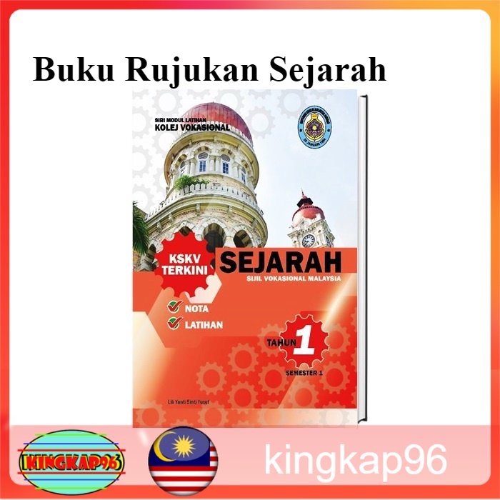 READY STOCK!!! Buku Rujukan Sejarah Vokasional Siri Modul Latihan Kolej Vokasional: Sejarah ...