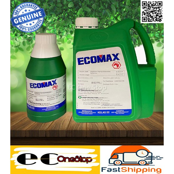 ECOMAX Glyphosate 41% Herbicide Racun Rumput Rumpai | Shopee Malaysia