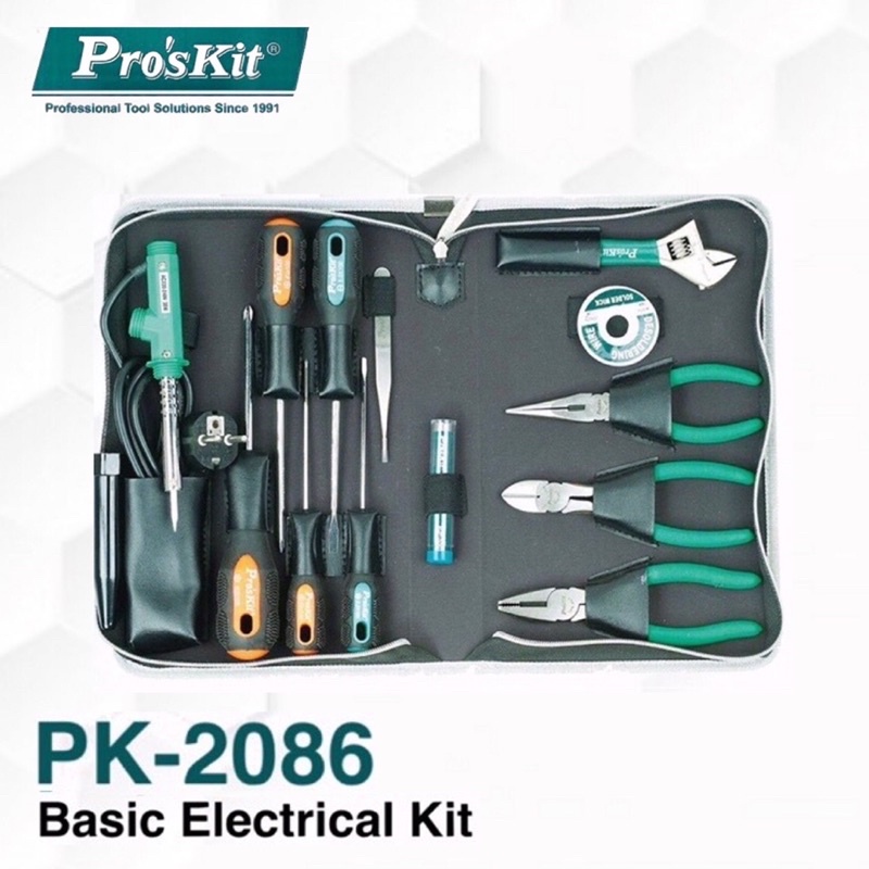 Pro'sKit PK2086 Basic Tools Kit / Tools Set | Shopee Malaysia