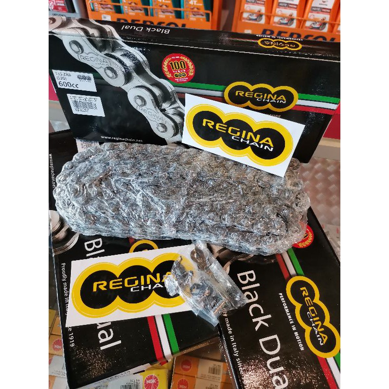 REGINA CHAIN BLACK 520 135ZRA-118L (600CC) #SP | Shopee Malaysia