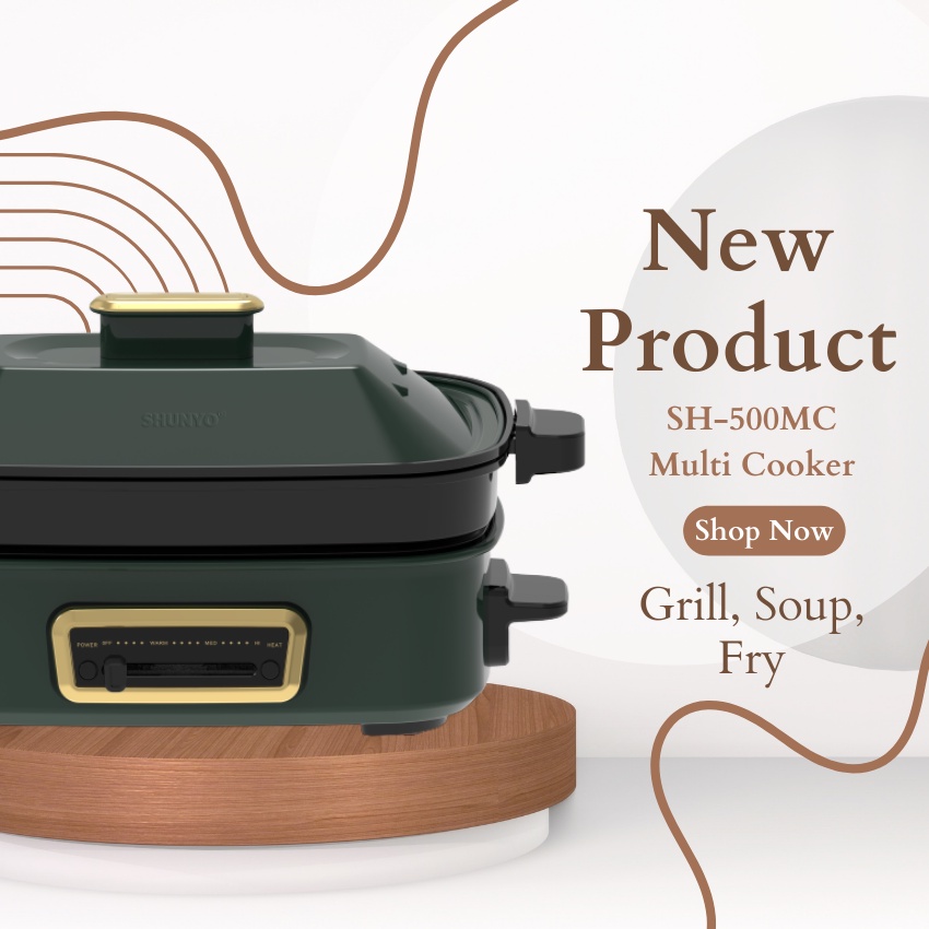 Shunyo SH-500MC 5L Multi Cooker Removable Korean Style Electric ...