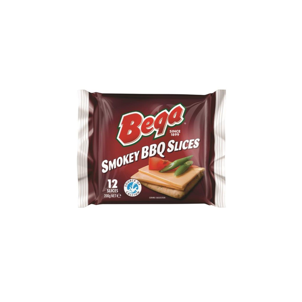 Bega Smokey BBQ Processed Cheese Slices 200g | Shopee Malaysia