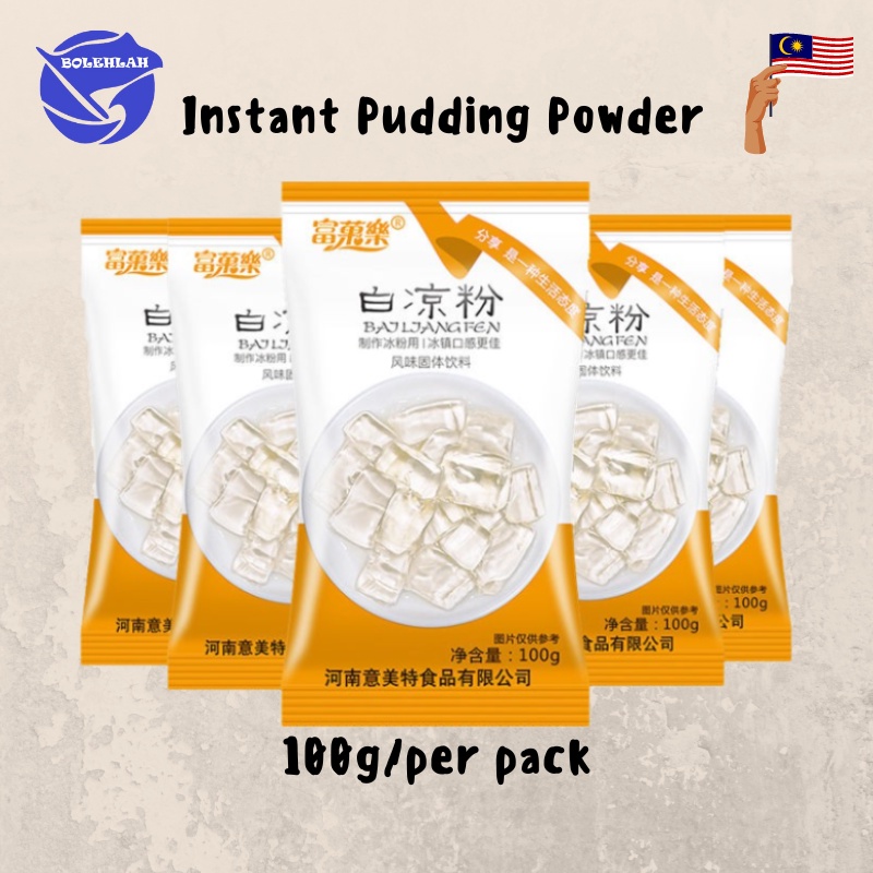[Bolehlah] Instant Pudding Powder 100g Serbuk Agar-agar Puding Segera ...