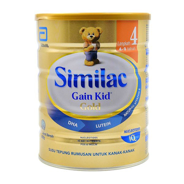 Similac Gain Kid Gold Step 4 Formulated Powder Milk for Children 3-9 ...