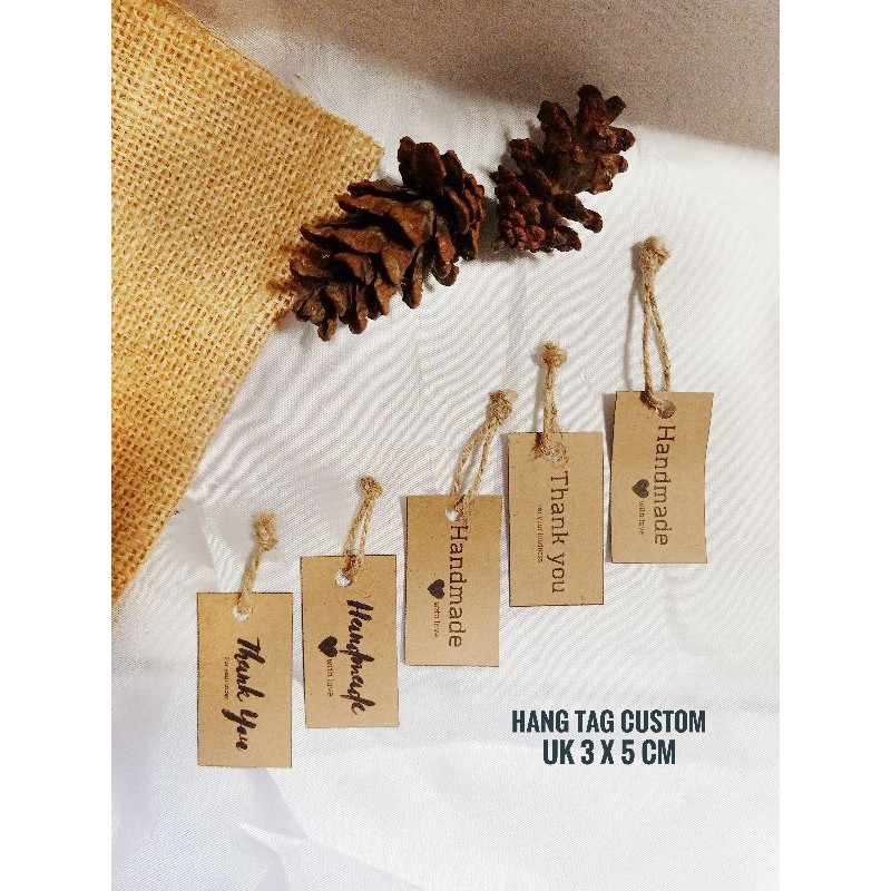 Hang tag Square Size 4x4 cm/price tag/hang tag souvenir | Shopee Malaysia