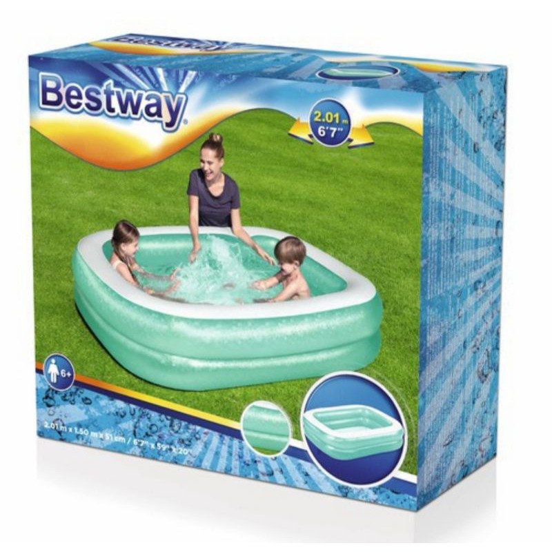 Bestway 1.5m swimming pool - (Plastic PVC resin, safe and non-toxic ...