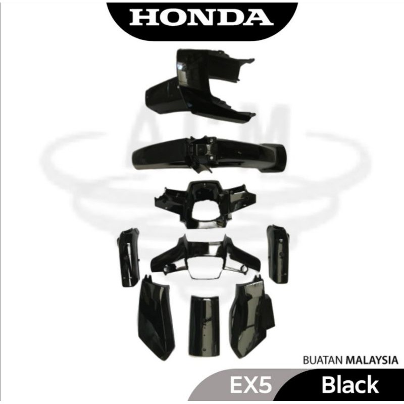 Honda Ex5 body cover set black | Shopee Malaysia