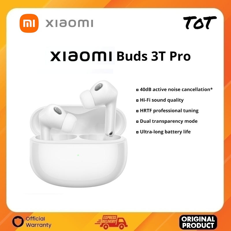 Xiaomi Buds 3T Pro | Bluetooth Headset Earbuds | Noise cancellation l ...