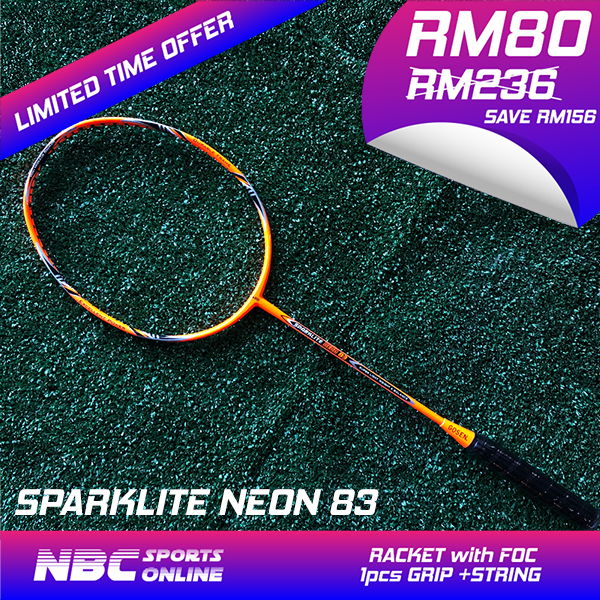 GOSEN Sparklite Neon 83 Racket (100% ORIGINAL) | Shopee Malaysia