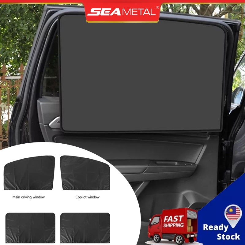 SEAMETAL Magnetic Car Sun Shade Cover Auto Window Curtain Anti UV ...