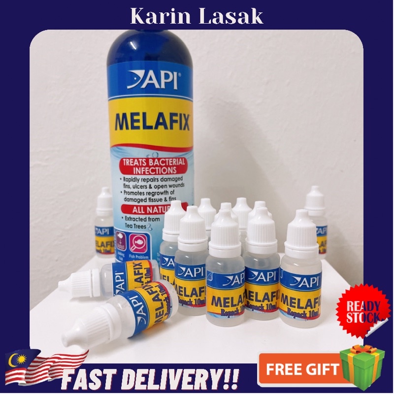 MELAFIX REPACK 10ML ORIGINAL FOR BETTA FISH IKAN LAGA + 🎁 | Shopee Malaysia
