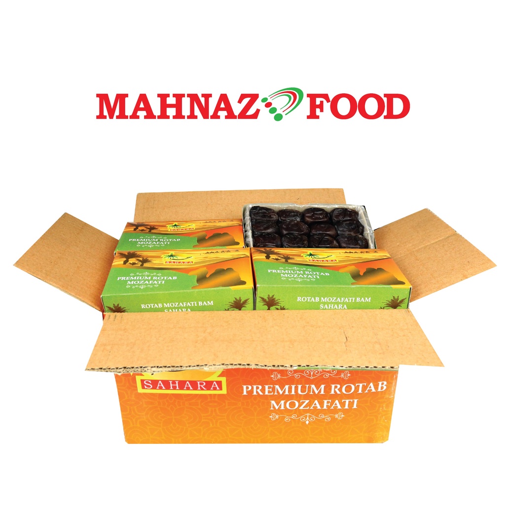 MAHNAZ FOOD Kurma Nastaran/Sahara Rotab Dates Wholesale (12 Pack ...