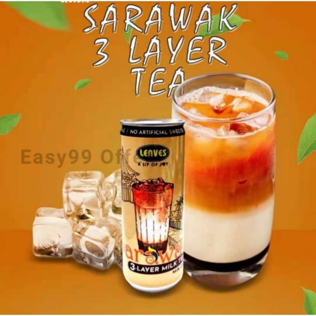 Three Layer Milk Tea Coffee Special Tea C Special Sarawak Three Layer ...