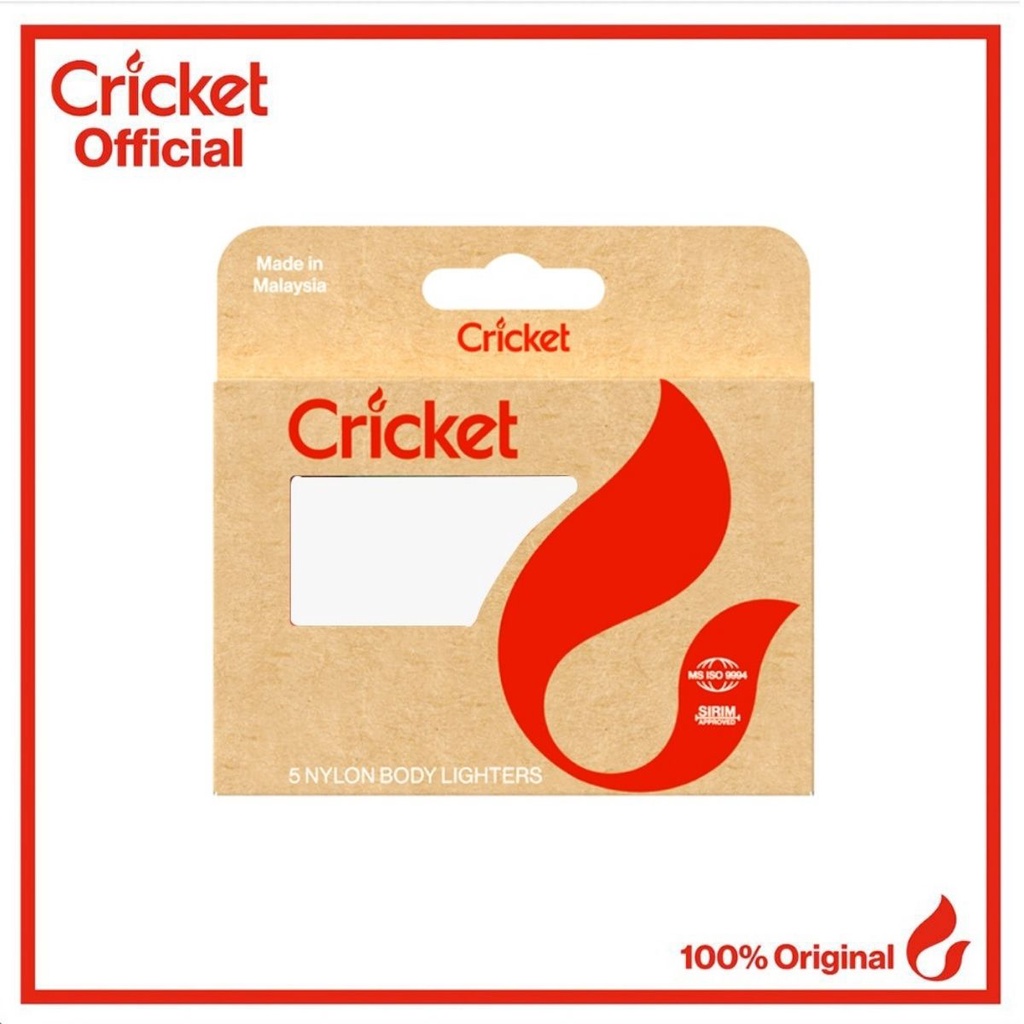 Cricket Lighters Packaging Box - Brown | Shopee Malaysia