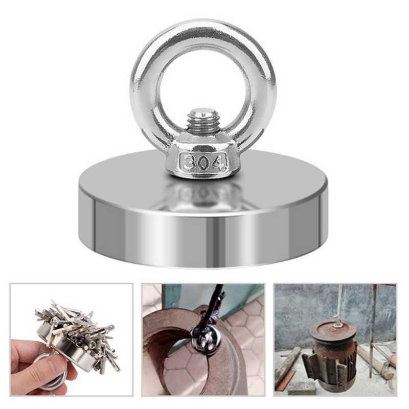 1Pc Super Strong Magnet Fishing Powerful Magnetic Searching Ring ...