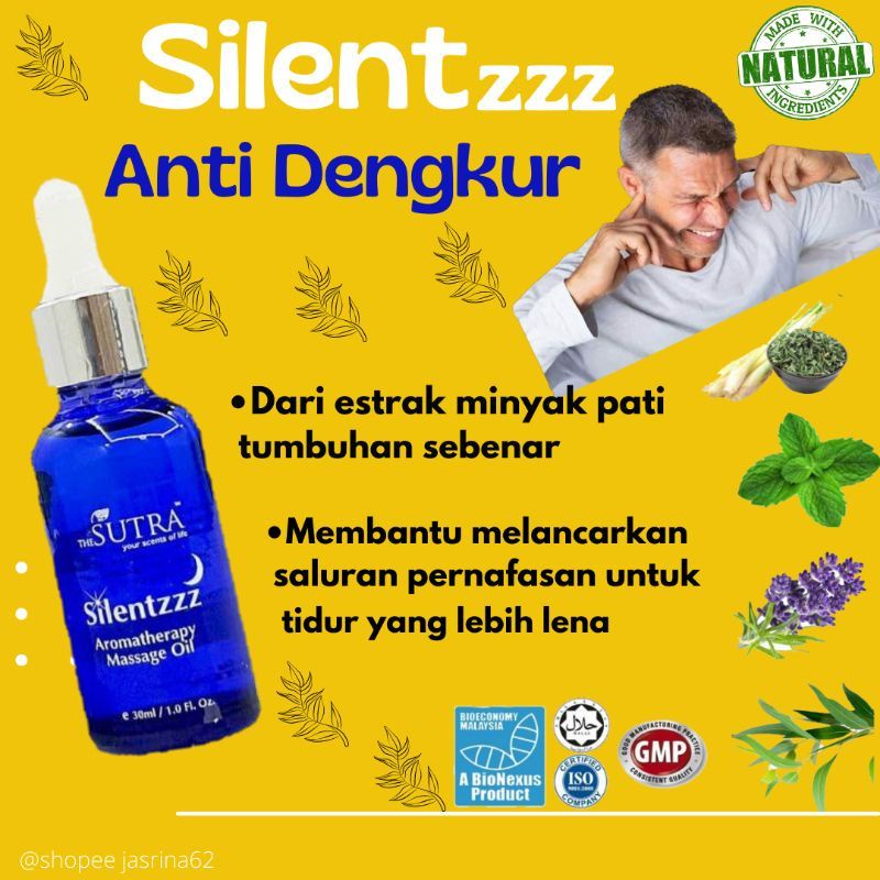 🔥Hot Item🔥Silentzzz Anti Dengkur Minyak Aromaterapi untuk Dengkur ...
