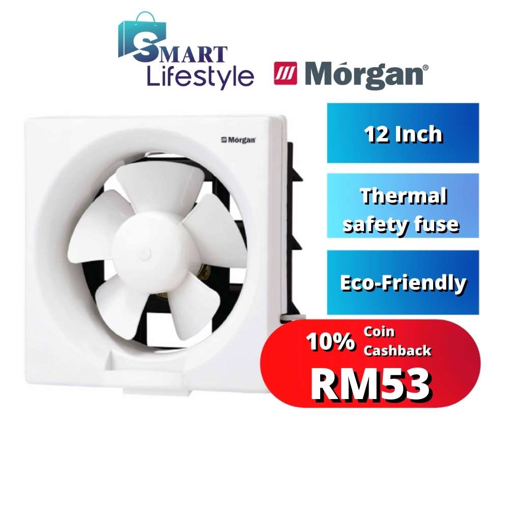 Morgan Wall Mount Ventilating Fan (12") MVF-WA120 | Shopee Malaysia