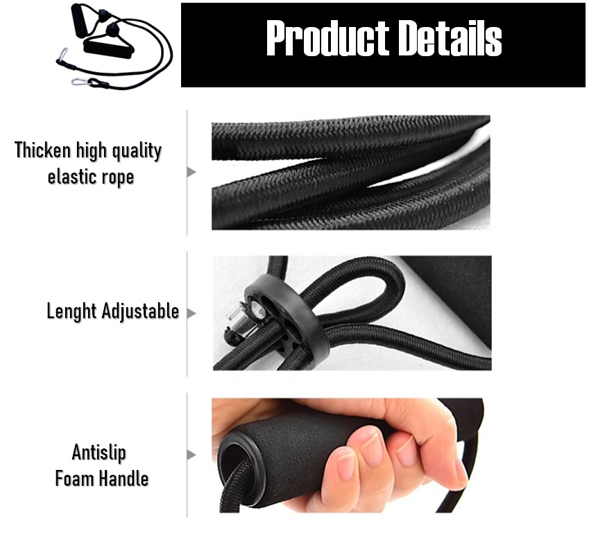 Elastic Pull Rope Pull Rope For Exercise Arm Stepper Supine Board Gym ...