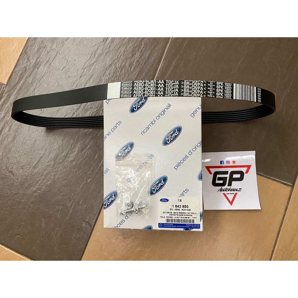 FORD FIESTA 1.4/1.6 V-RIBBED (FAN) BELT(6PK1037) | Shopee Malaysia
