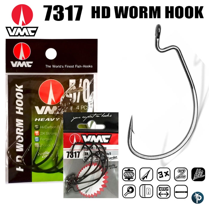 HOOK VMC HD WORM Code 7317 | Shopee Malaysia