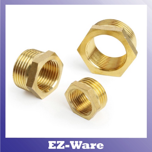 Brass Reducing Bush Brass Reducer Male Thread to Female Thread adapter ...