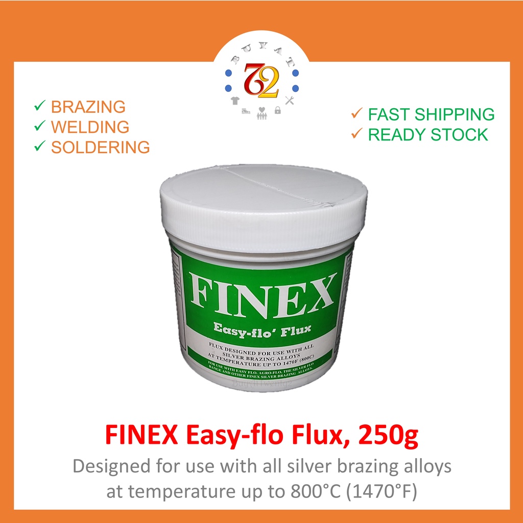 FINEX Easy-flo Flux for Brazing, Welding, Soldering 250g | Shopee Malaysia