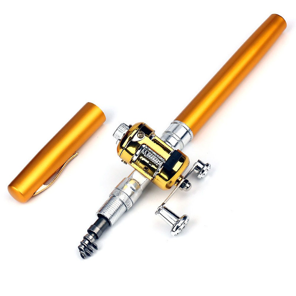Super Lightweight Portable Pen Shape Rod Set Mini Telescopic Fishing ...