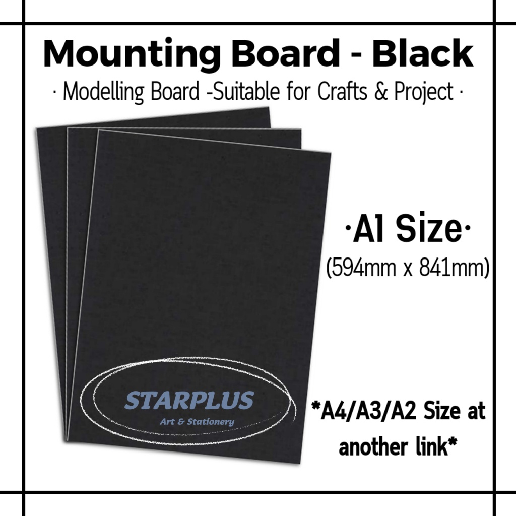 (Starplus) Mounting Board (Modeling Board/Material/DIY) - A1 | Shopee ...