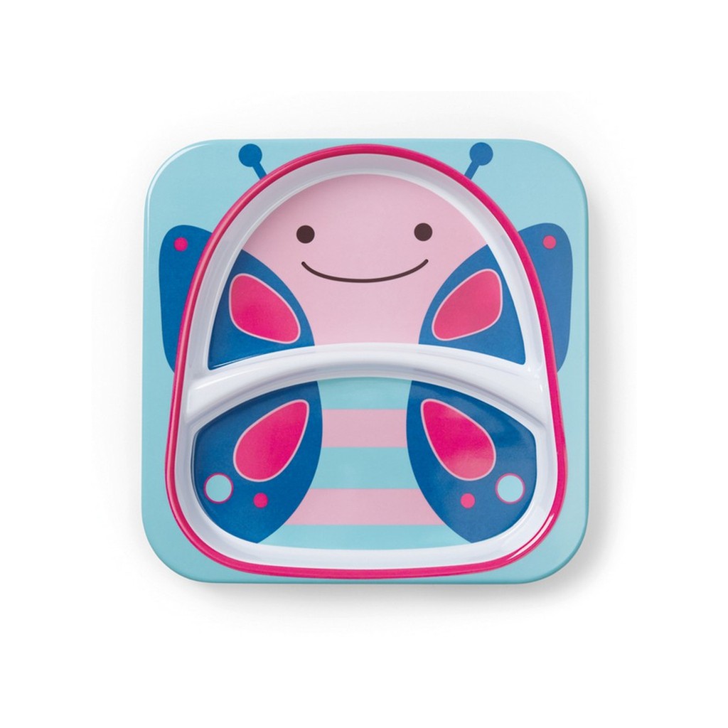 Skip Hop Zoo Divided Plate | Kids Children Mealtime Melamine Tableware ...
