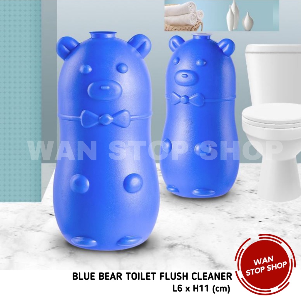 Blue Bear Toilet Flush Cleaner Aromatic Household Cleaning Toilet Bowl ...