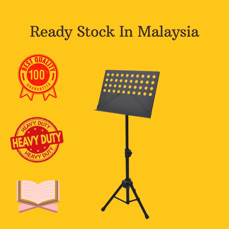 [ Ready Stock ] Super Heavy Duty Music Stand Adjustable Al Quran Stand ...