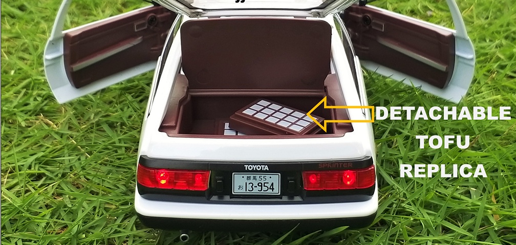 1:20 Toyota AE86 Initial D Tofu Car Model Diecast Toy Car | Shopee Malaysia