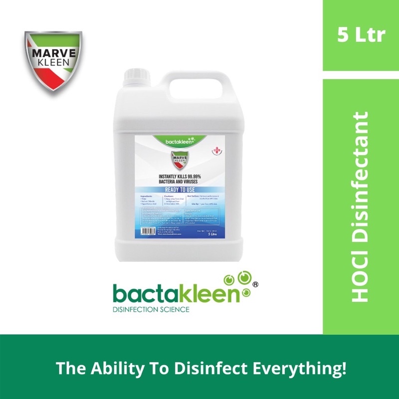 5L Bactakleen Marvekleen Non Alcohol Sanitizer ( Please Choose Citilink ...