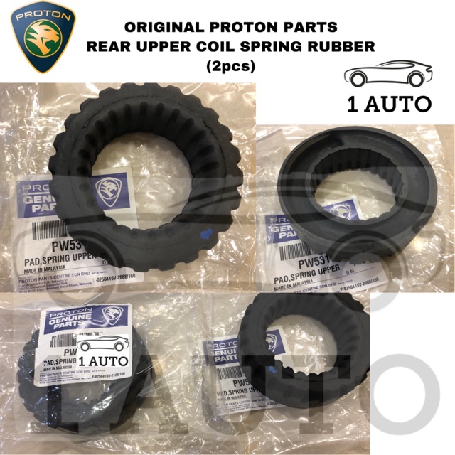 (ORIGINAL PROTON PARTS) REAR UPPER COIL SPRING RUBBER WIRA SATRIA WAJA ...