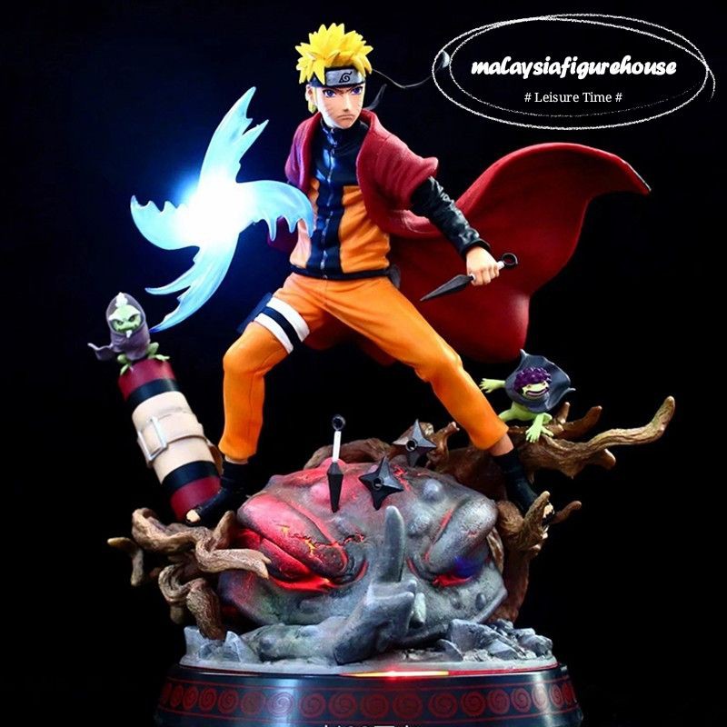 🔥READY STOCK🔥30CM NARUTO BW UZUMAKI NARUTO COPY RESIN GK LIGHT UP ...