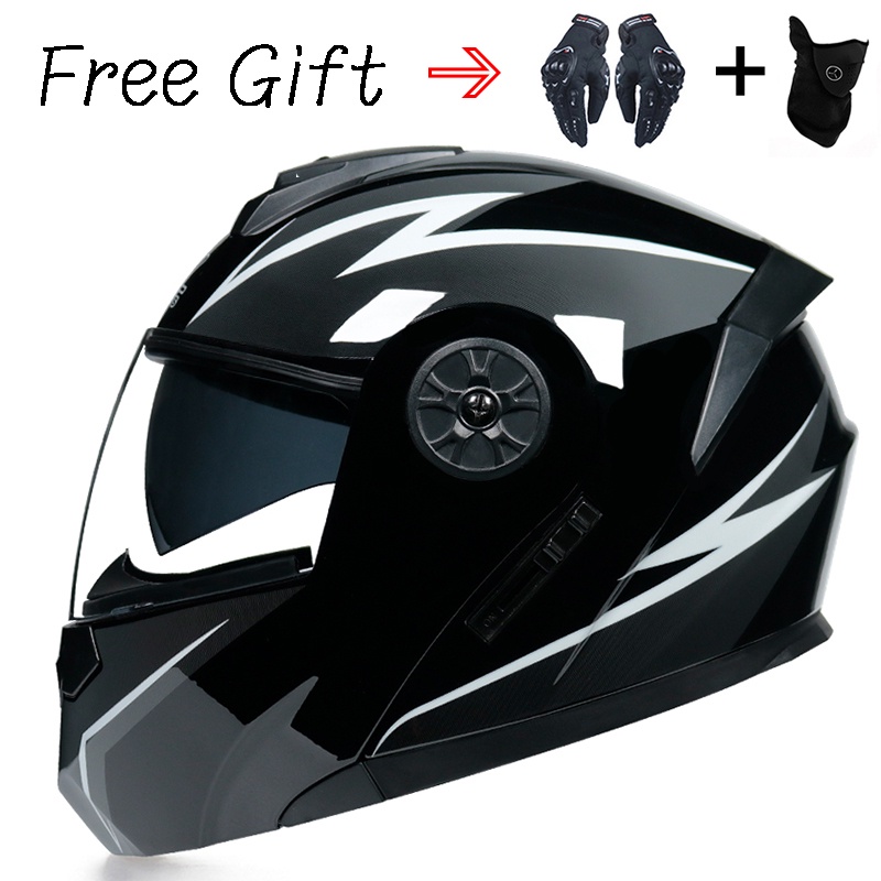Latest DOT Approved Safety Modular Flip Motorcycle Helmet Voyage Racing ...