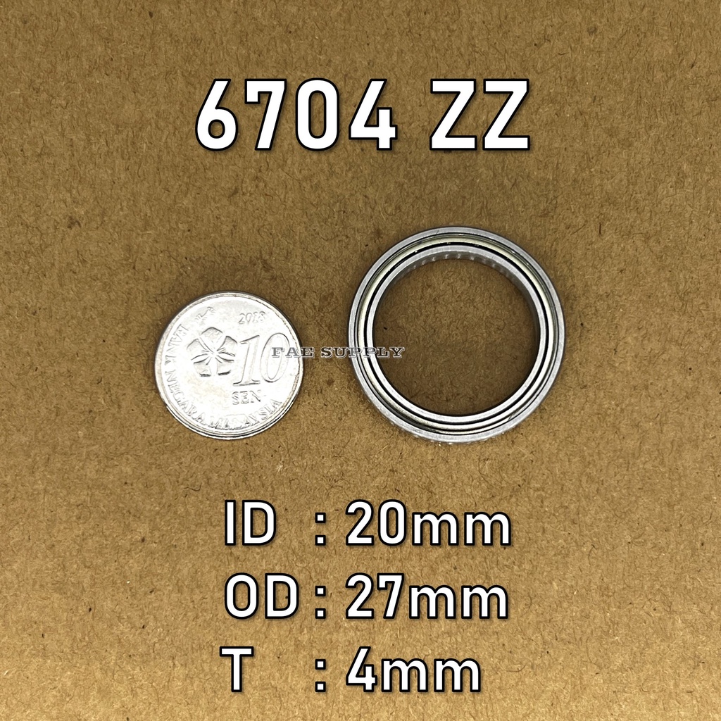 Ball Bearing 6700 6701 6702 6703 6704 6705 6706 zz metal shield ...