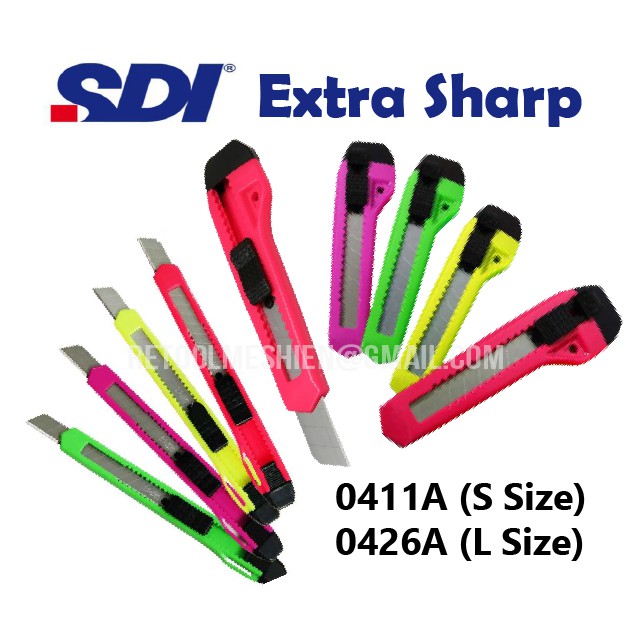 Sharp to Use Cutter Knife SDI 0411A/0426A | Shopee Malaysia