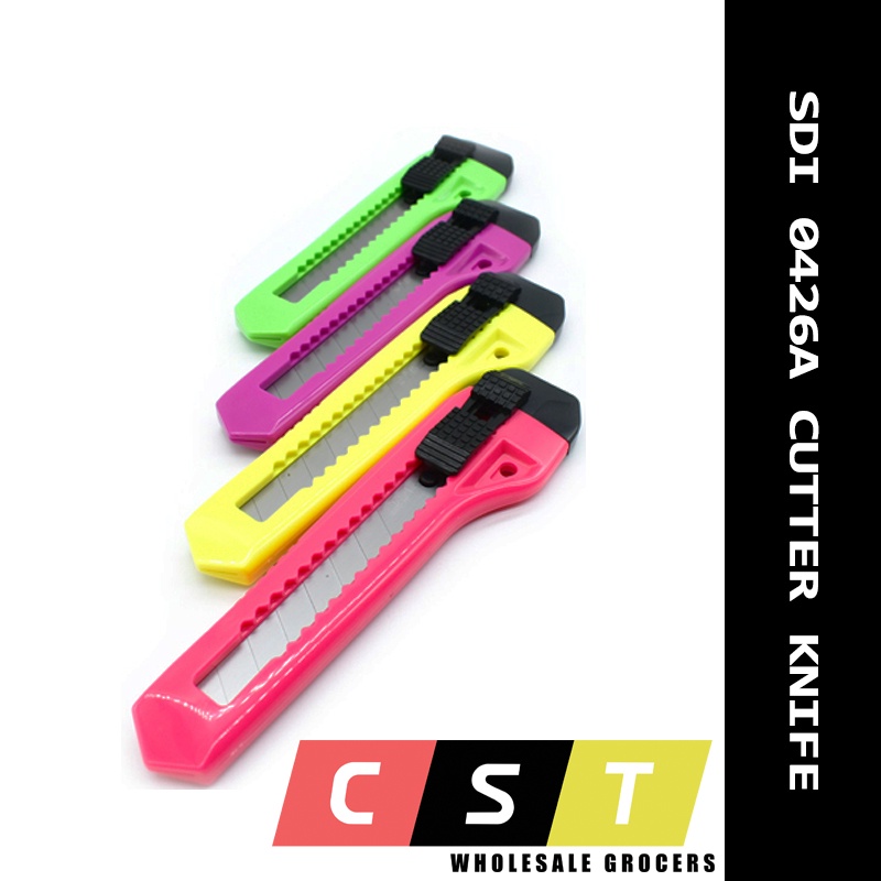 SDI 18mm Utility Cutter Knife 0426A | Shopee Malaysia