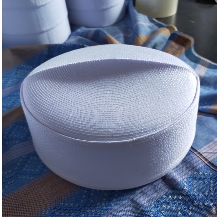 White Peci Haji Songkok Habib Skullcap Shell Hat Musilim Fashion Peci ...