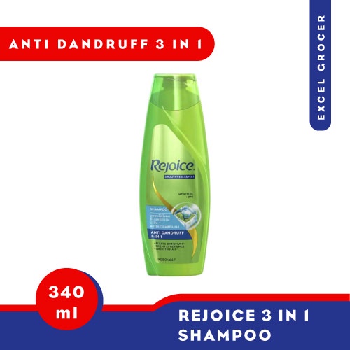 Rejoice 3-in-1 Anti-Dandruff Shampoo 340ml | Shopee Malaysia